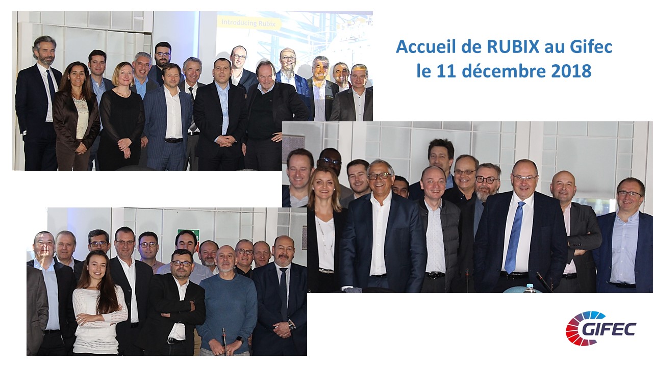 Le groupe RUBIX au GIFEC le 11 décembre 2018